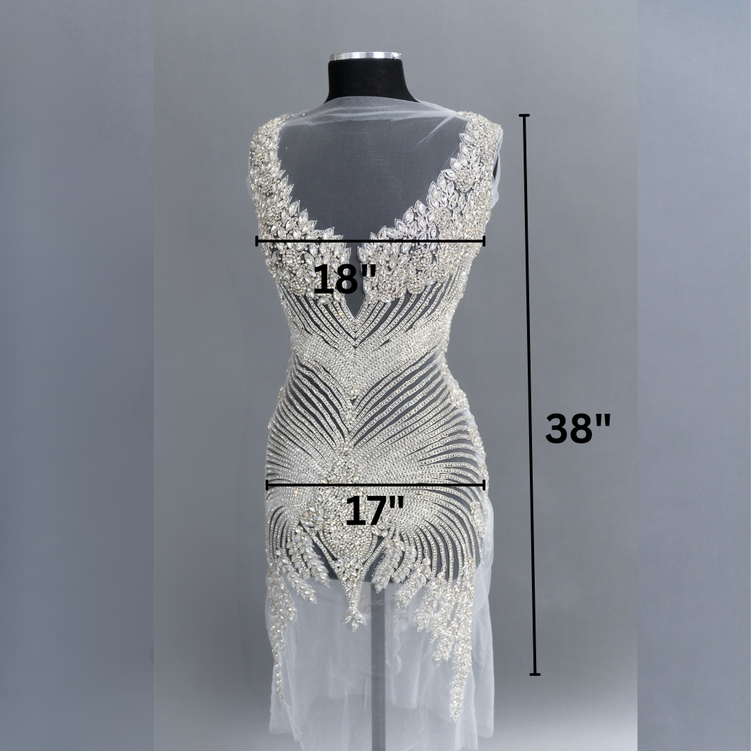 Rhinestone Appliques for Dress or Bodice | Planet Rhinestone – Page 4