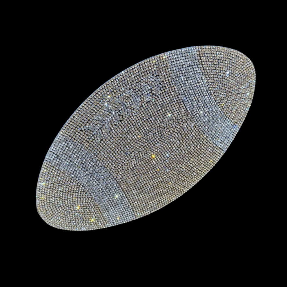 Hotfix Football Rhinestone Applique | Planet Rhinestone