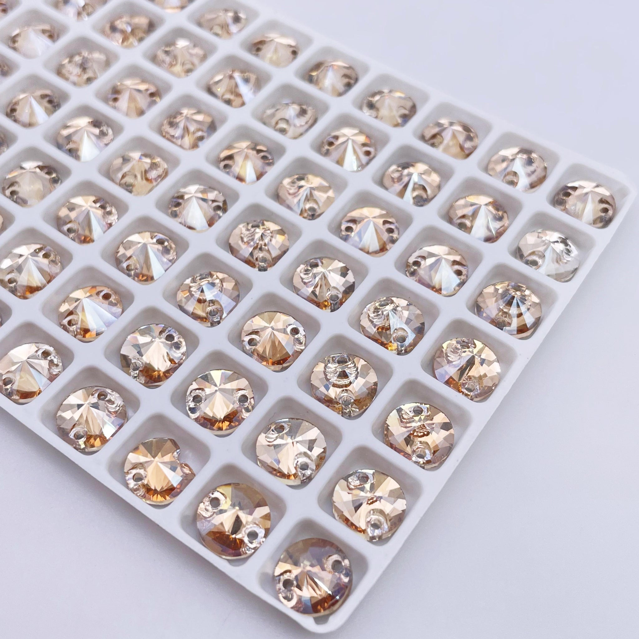 8mm Round Sew-On Rhinestones | Planet Rhinestone