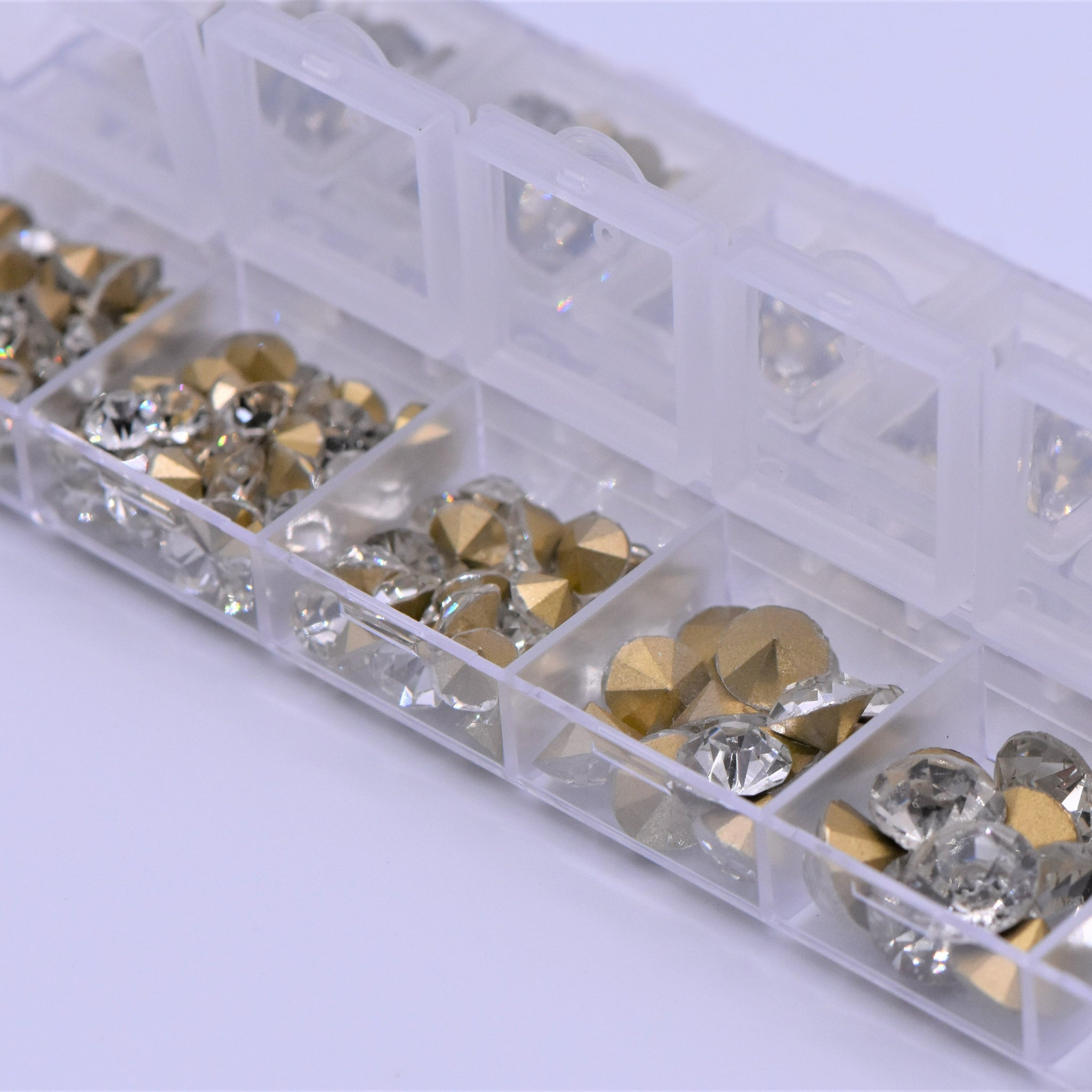 1mm Unfoiled Crystal AB Micro Pixie Rhinestones | Planet Rhinestone