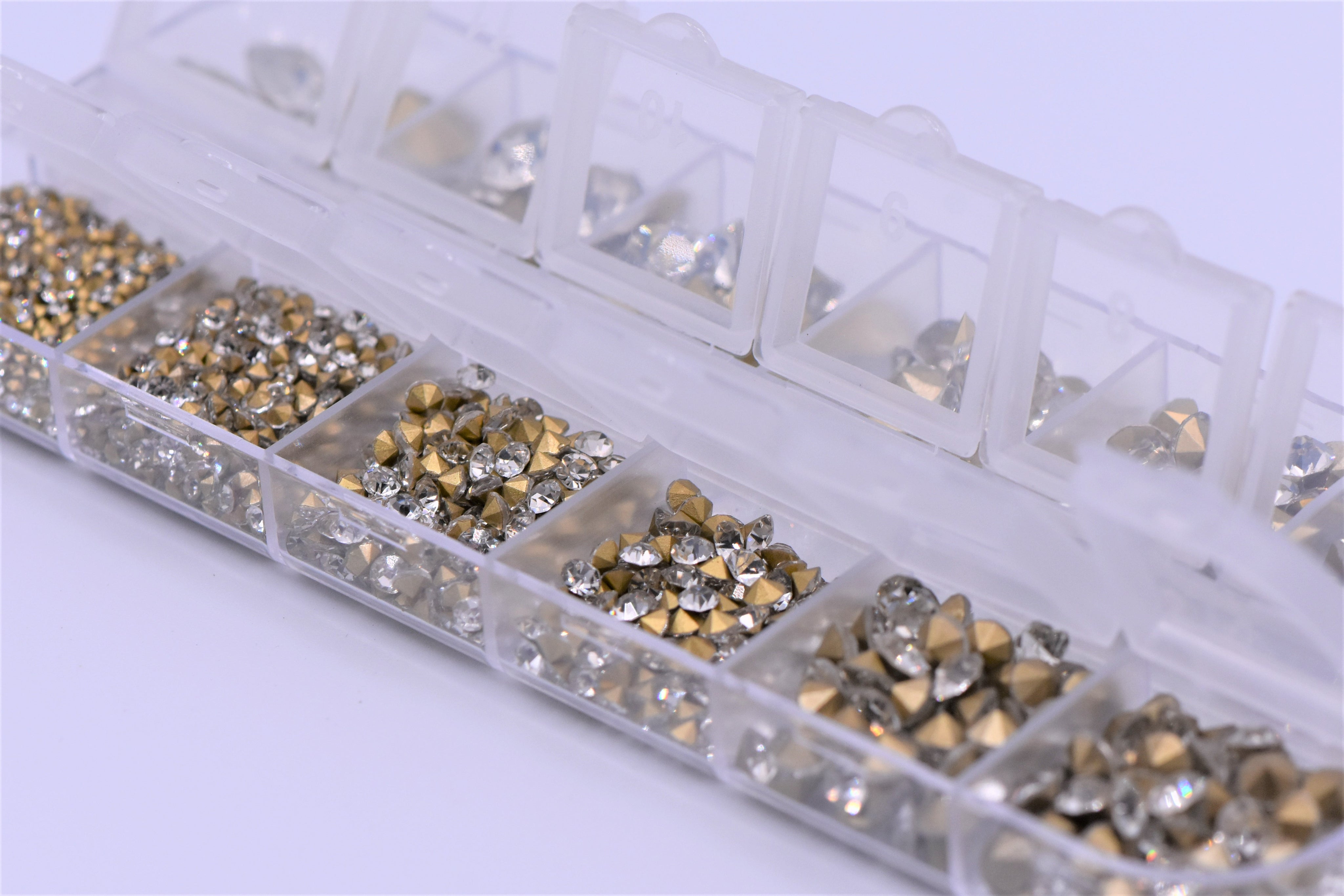 1mm Unfoiled Crystal AB Micro Pixie Rhinestones | Planet Rhinestone