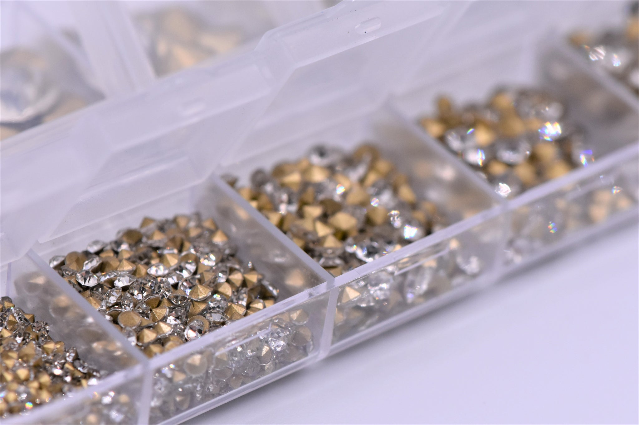 1mm Unfoiled Crystal AB Micro Pixie Rhinestones | Planet Rhinestone