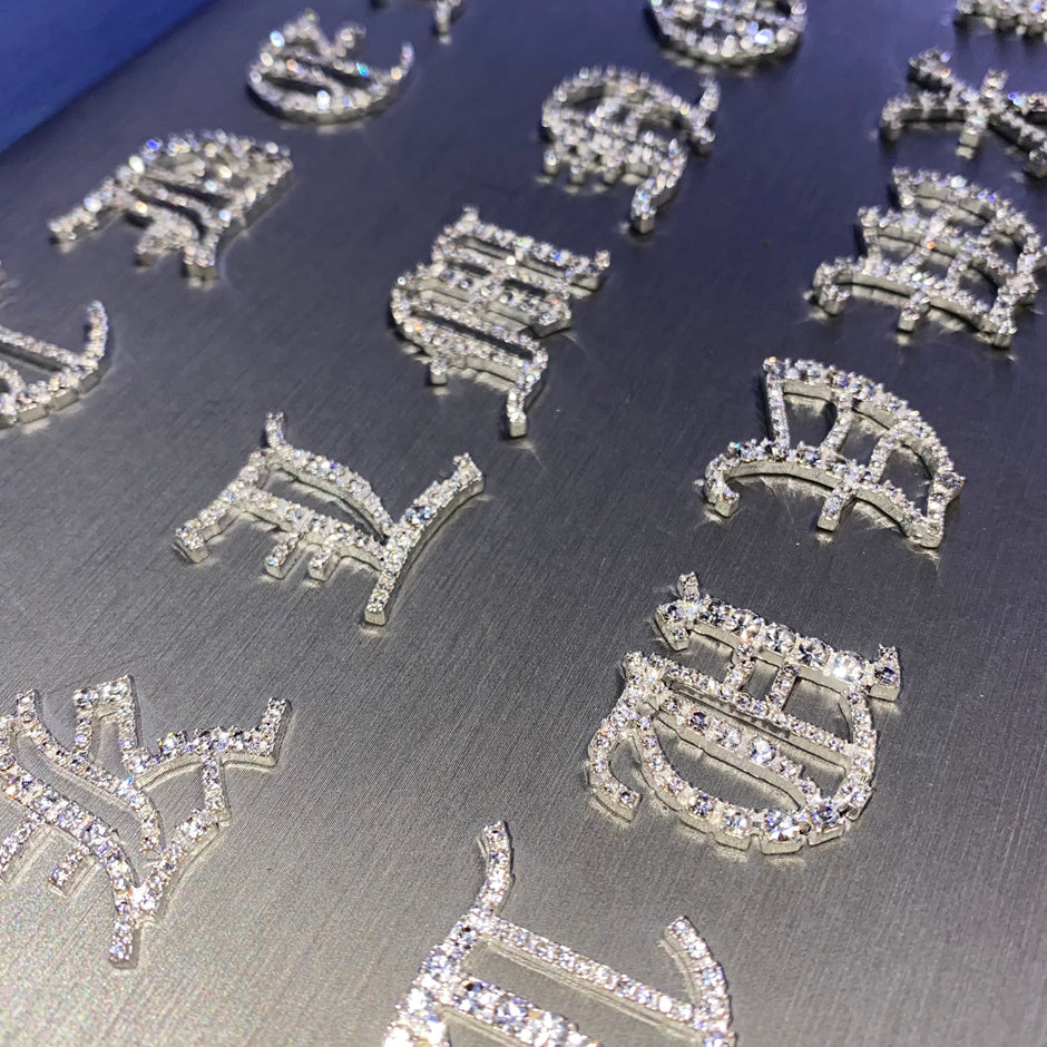 Rhinestone Letters & Numbers | Planet Rhinestone