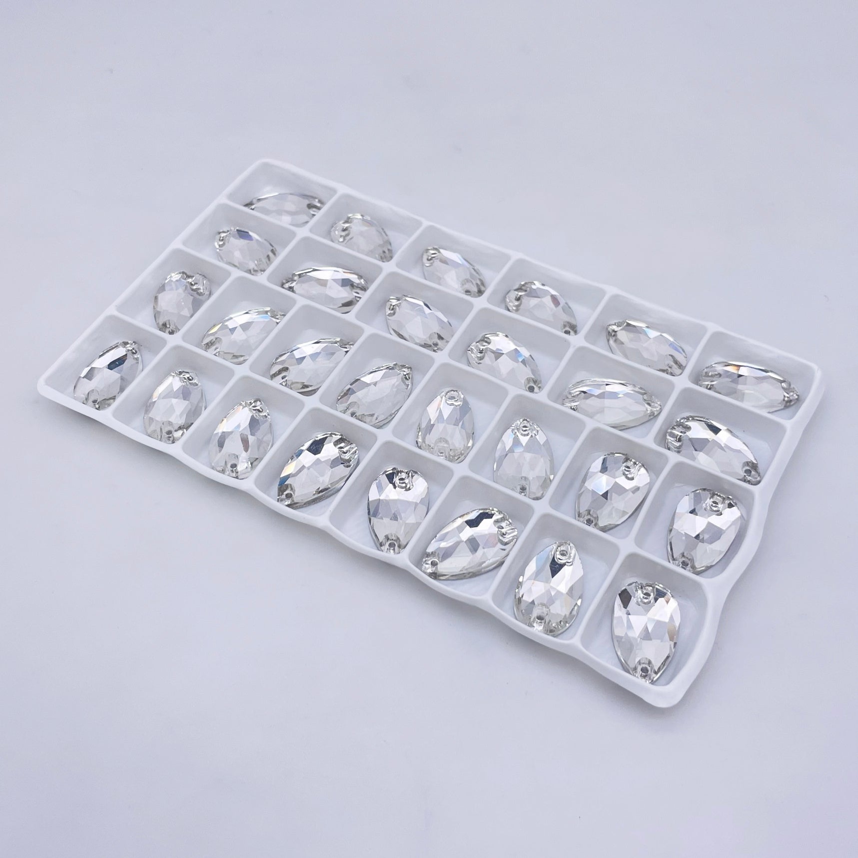 11 x 18mm Tear Drop Flatback Rhinestones | Planet Rhinestone