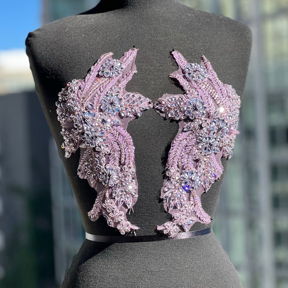 Rhinestone Lace Appliques | Planet Rhinestone