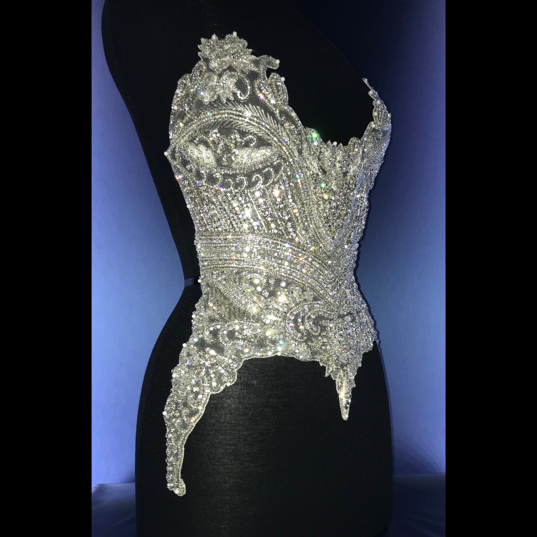 Rhinestone Appliques for Dress or Bodice | Planet Rhinestone