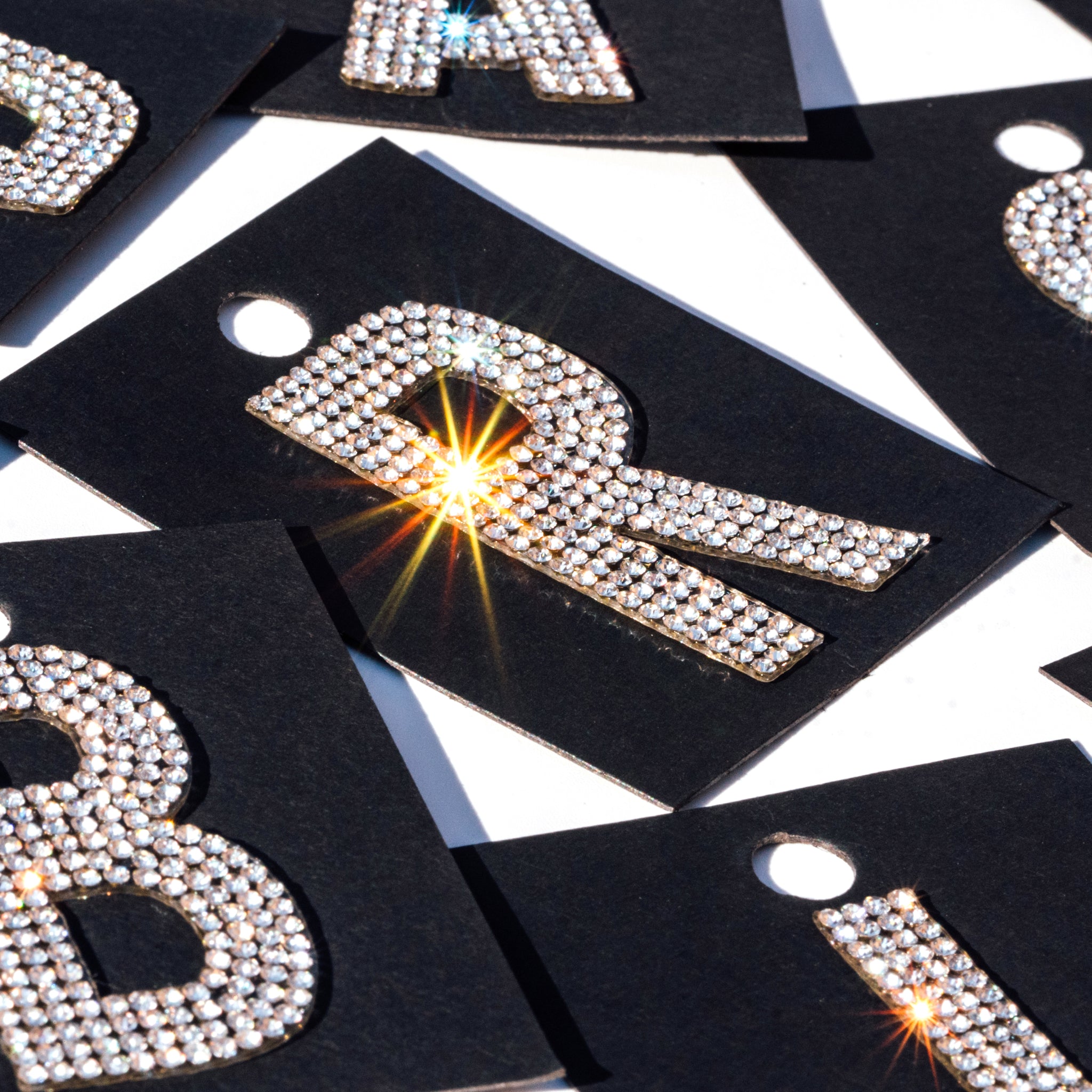 Iron-On Rhinestone Letters "L" | Planet Rhinestone