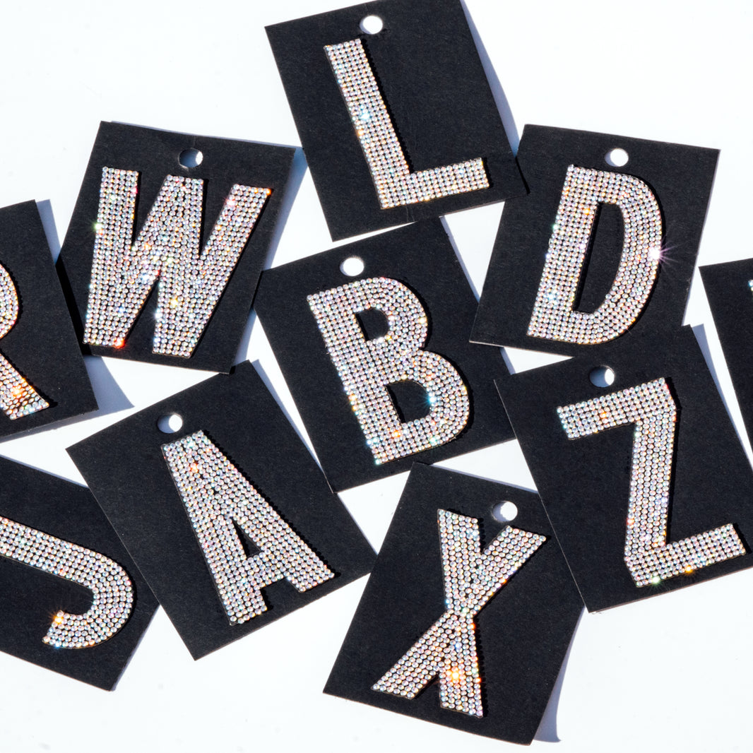 Rhinestone Letters | Planet Rhinestone | Shop Now