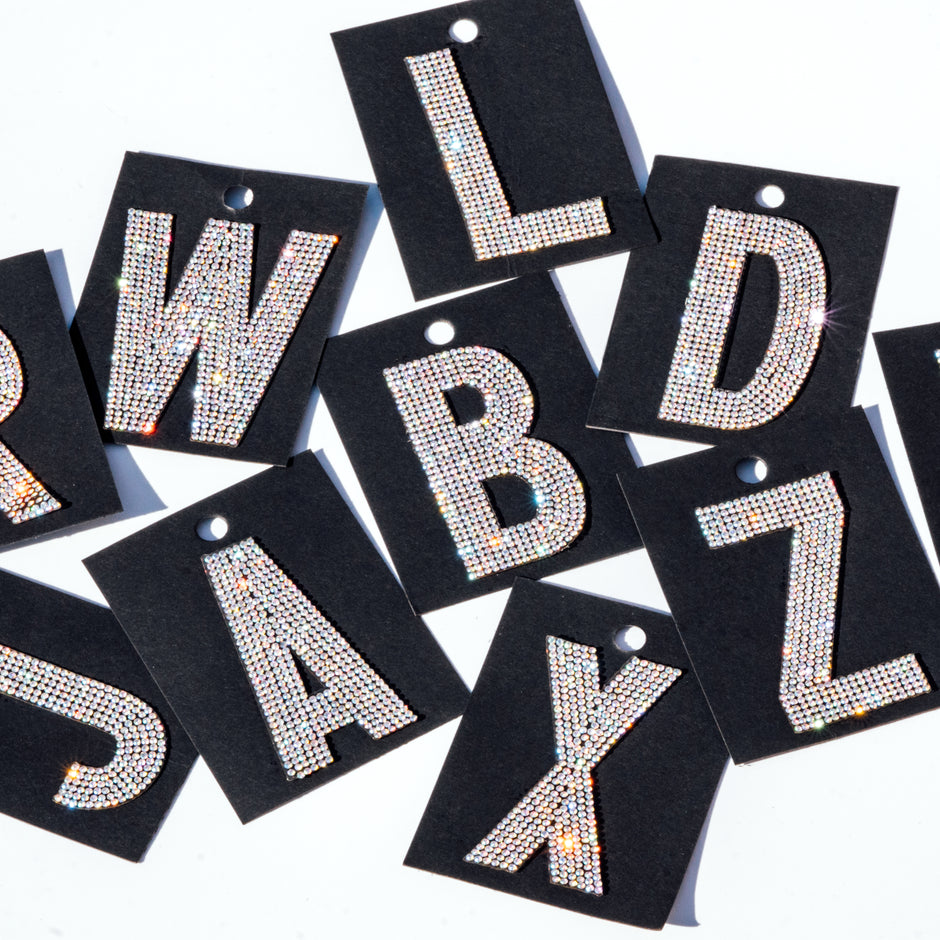 Rhinestone Letters | Planet Rhinestone | Shop Now