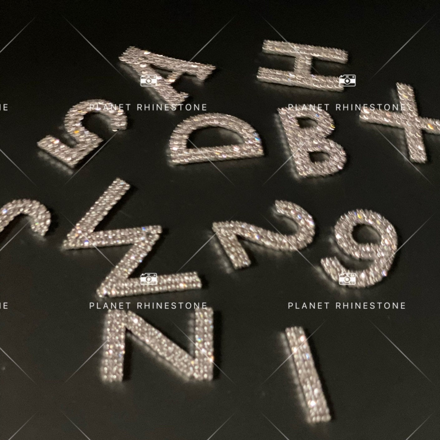 Sew-On Rhinestone Letters | Planet Rhinestone