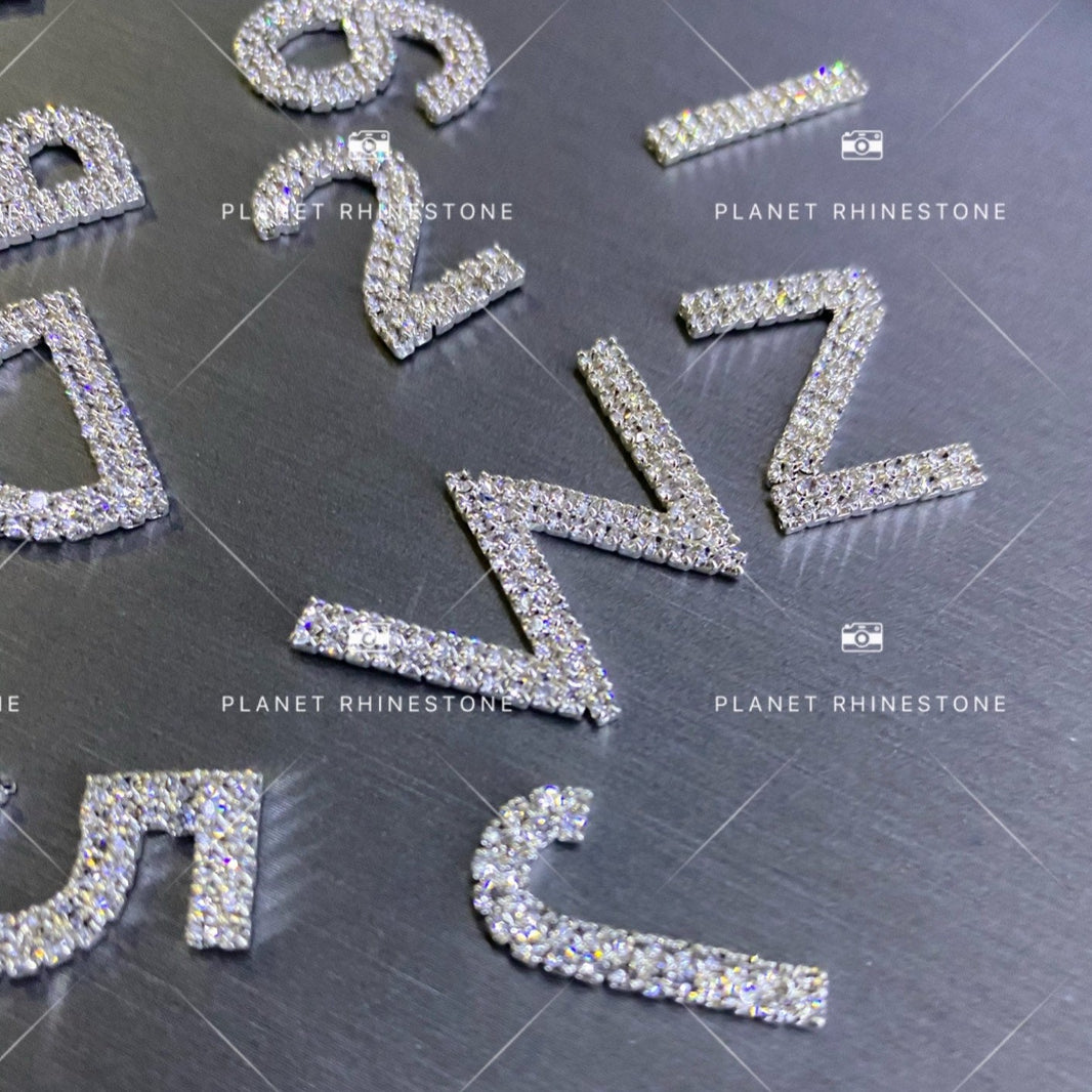 Rhinestone Letters & Numbers | Planet Rhinestone