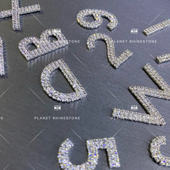 Sew-On Rhinestone Letters | Planet Rhinestone