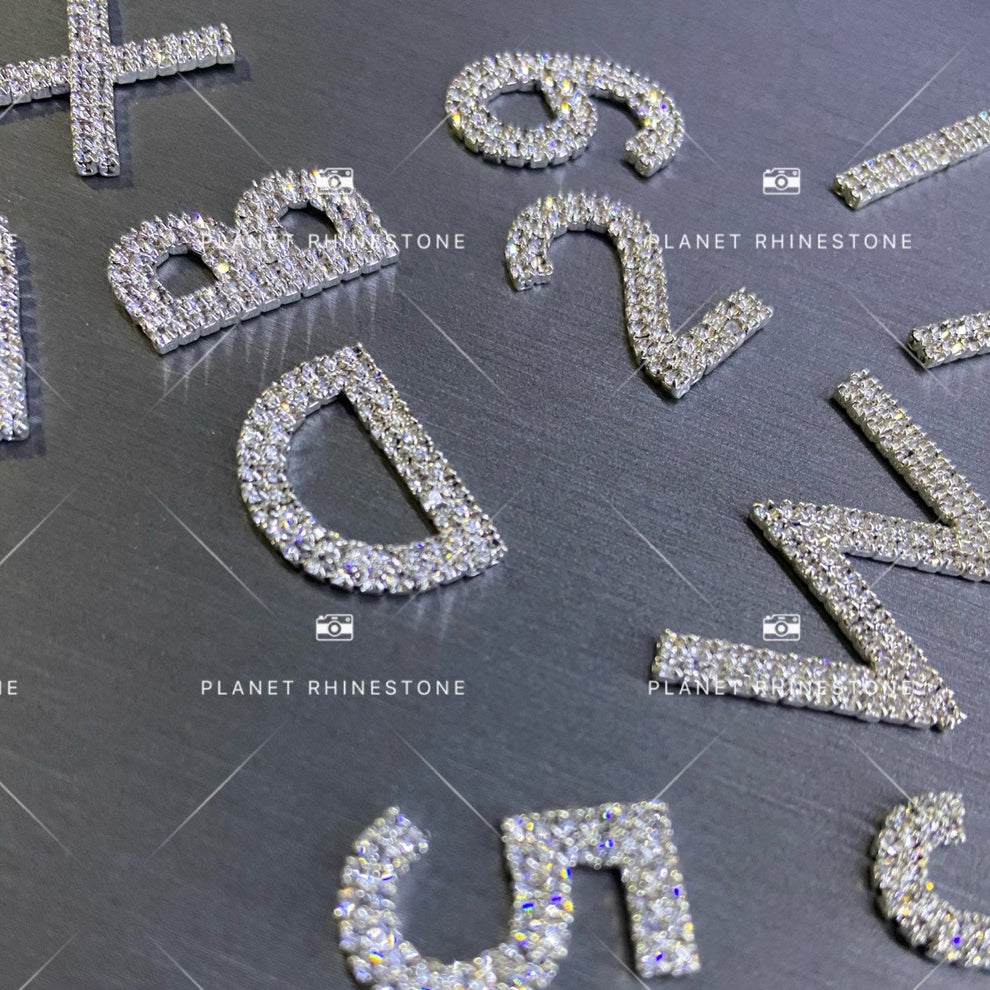 Sew-On Rhinestone Letters | Planet Rhinestone